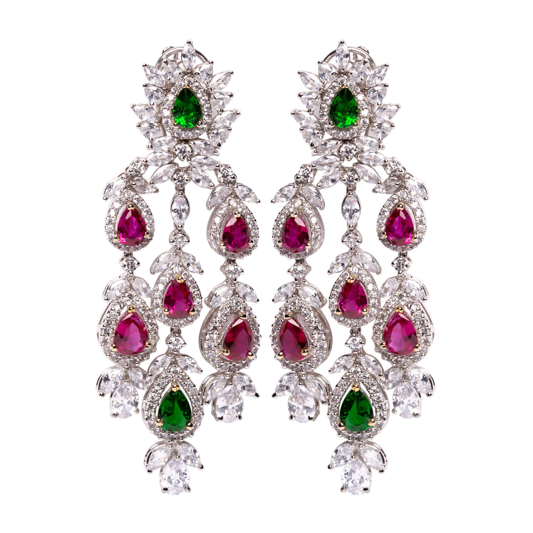 Regal Ruby and Emerald Earrings – ratnalijewels